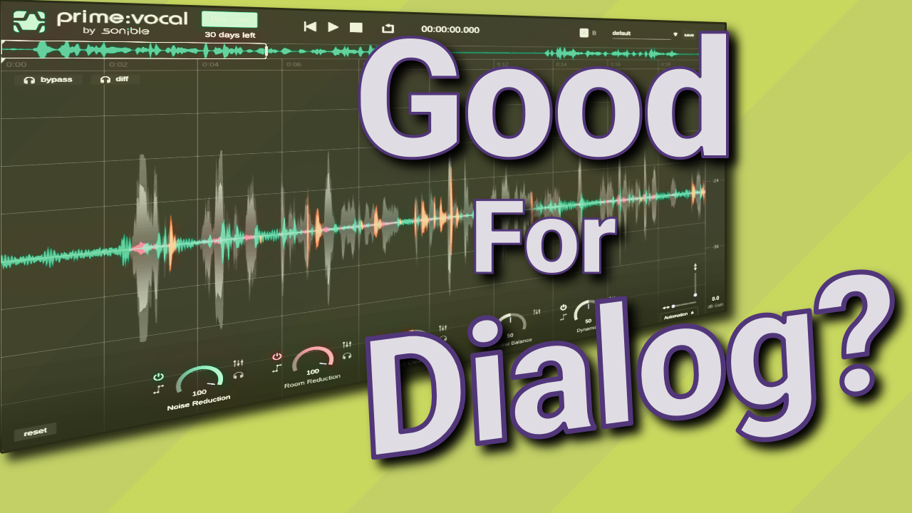 Sonible prime:vocal Review - A Dialog Editor's Perspective